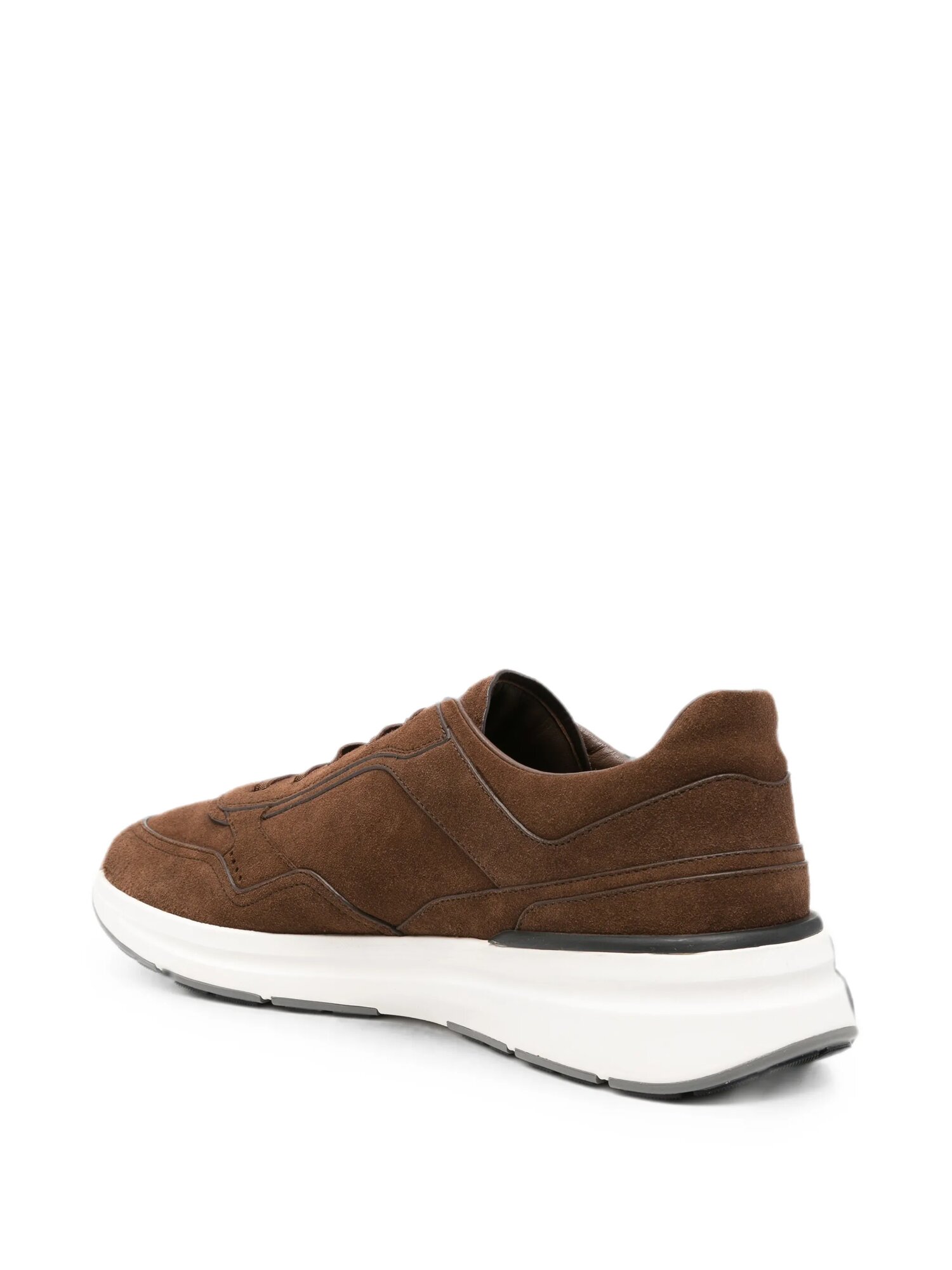 Кроссовки Church's Suede panelled sneakers, размер 9, коричневый/серый/оранжевый — фото 1
