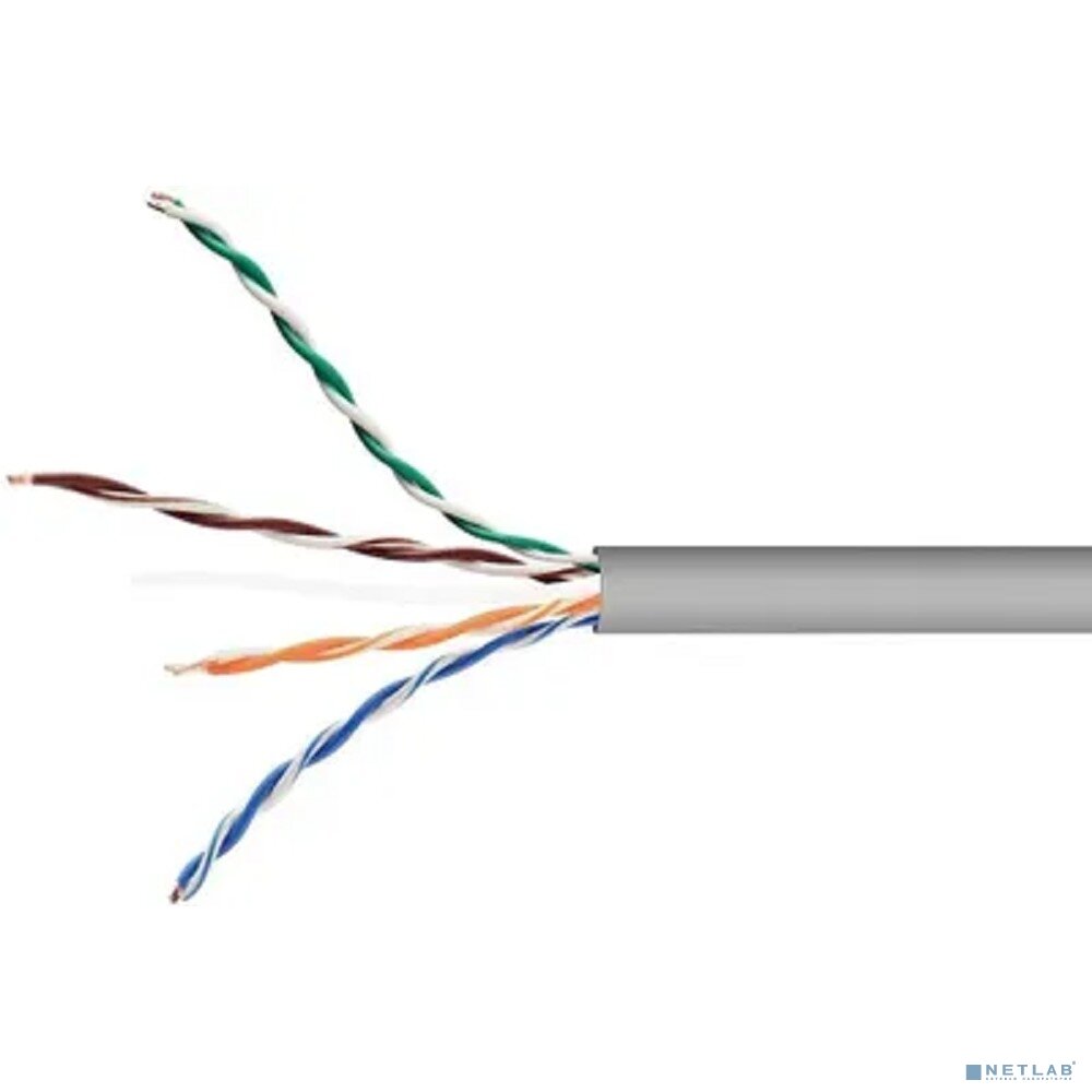 SkyNet Кабель UTP indoor 4x2x0,48, медный, FLUKE TEST, кат.5e, однож, (305м) box, серый [CSS-UTP-4-CU](АК5010144/1693207)