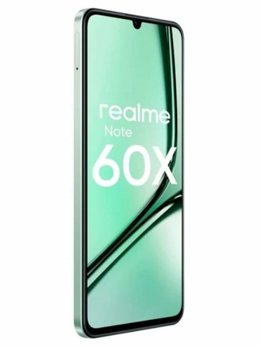 Смартфон Realme Note 60X 3/64 Gb (Green|Зеленый) Регион - RU