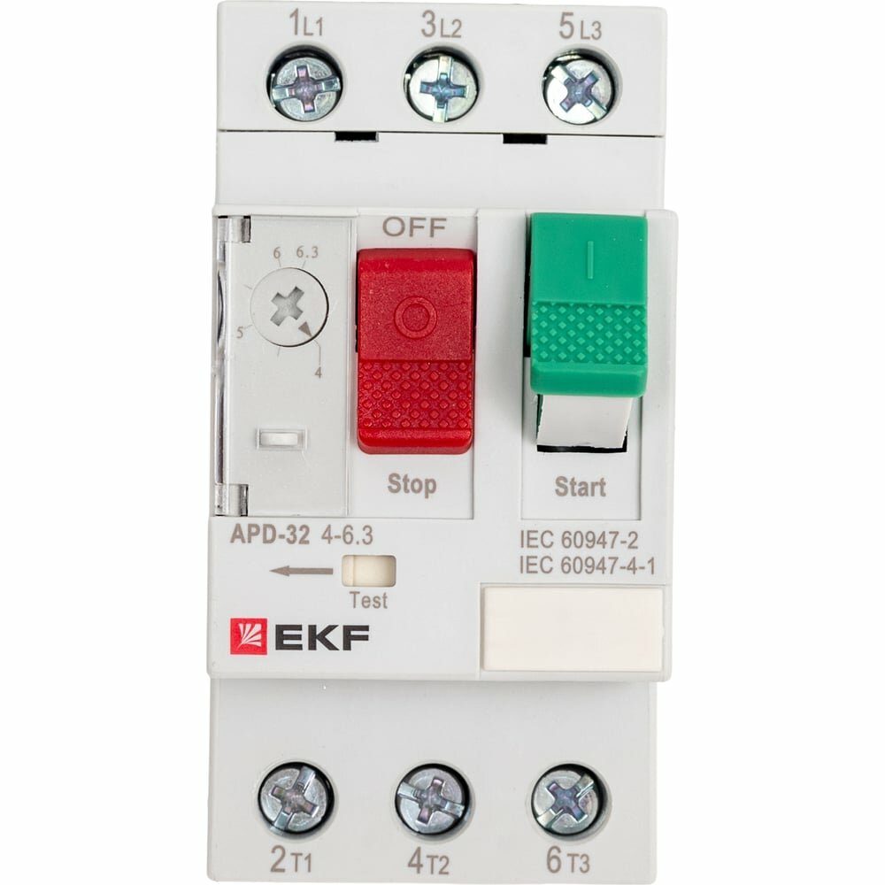 Автомат пуска двигателя EKF АПД-32 4-6,3А apd-me-6.3 — фото 1
