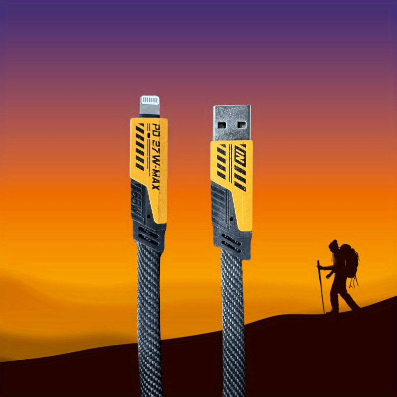 USB-C кабель 4-в-1, PD быстрая зарядка и синхронизация данных, многопортовый с подсветкой, черный