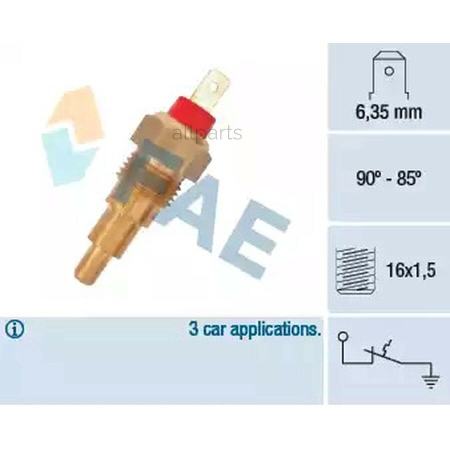 FAE 37620 Датчик включения вентилятора