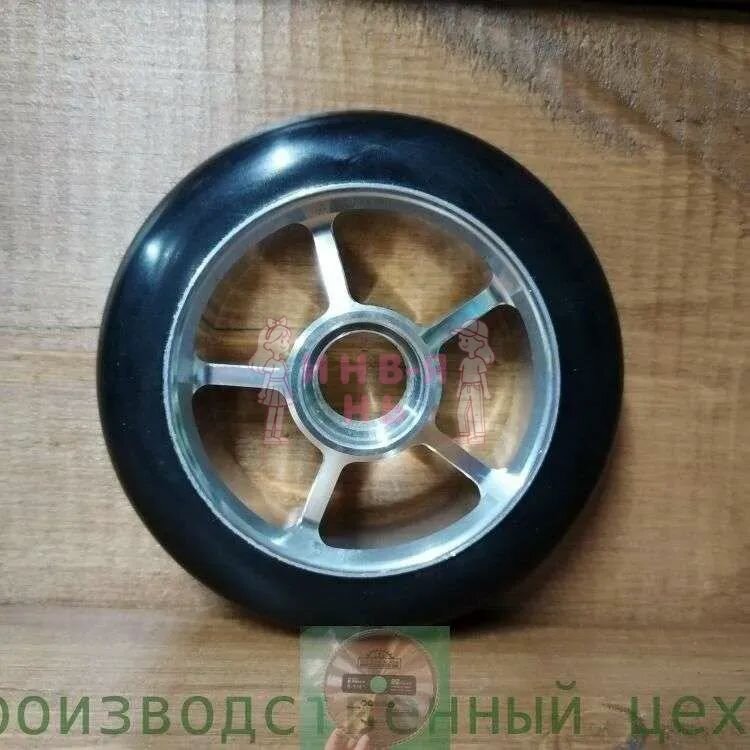 Колесо 100х24мм Standard, резина для тележек