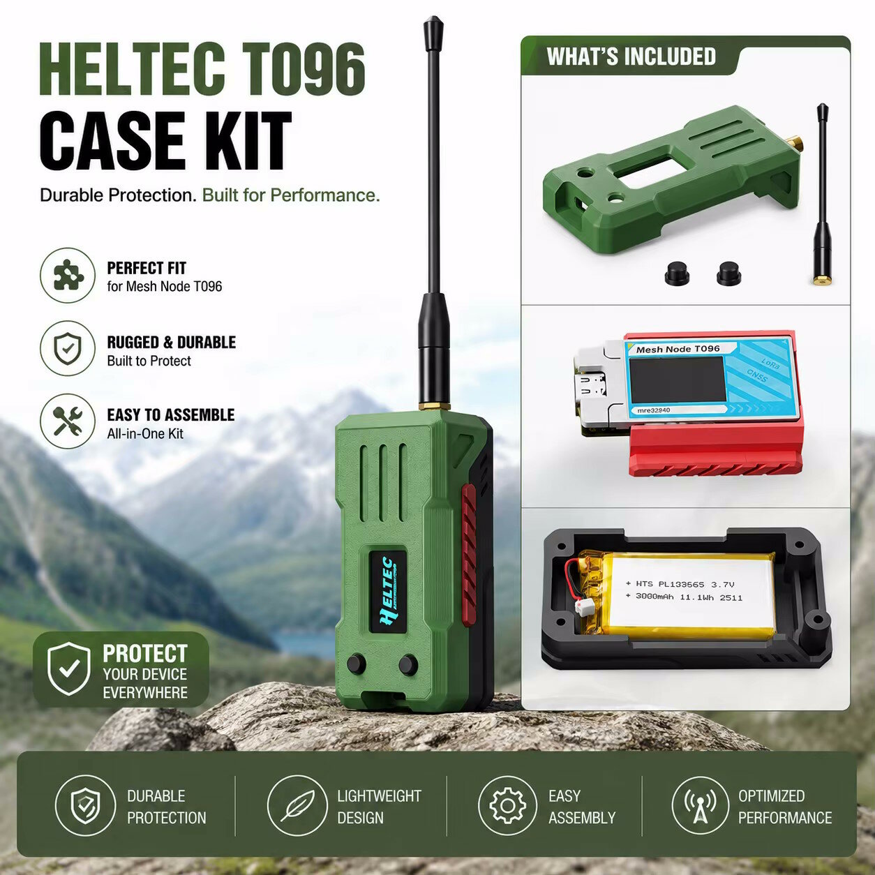 Heltec Mesh Node T096 868 МГц Трекер