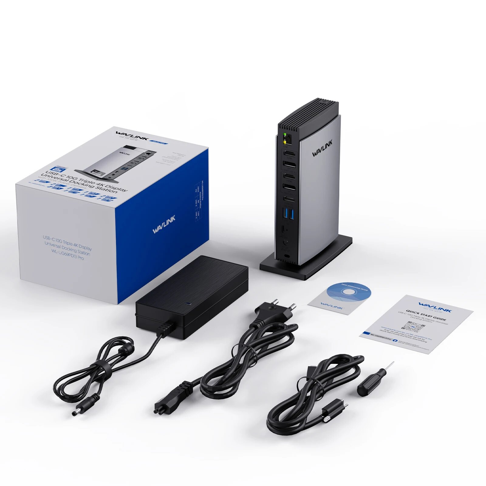 WAVLINK Док-станция 15 в 1, EU Plug