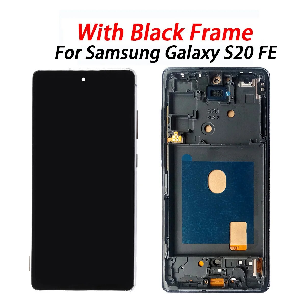Дисплей Samsung S20 FE LCD С Рамкой, Сенсорный Экран-дигитайзер Для SM-G781 G781U IPS With Frame