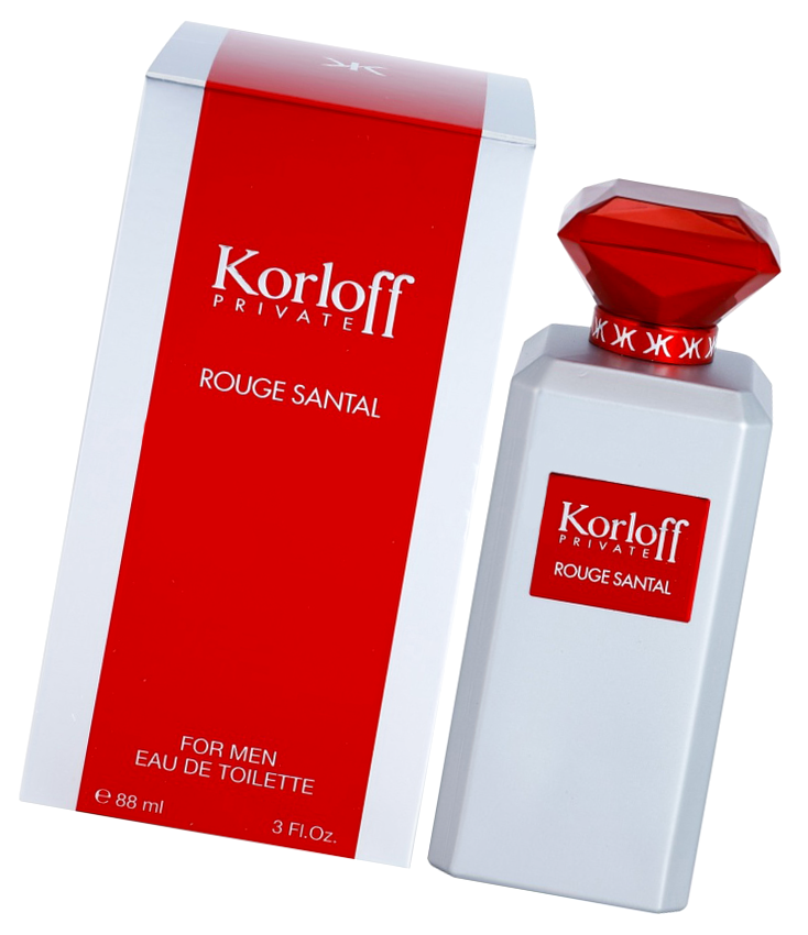 Туалетная вода Korloff Rouge Santal 88 мл для женщин и мужчин - Карлофф Руж Сантал аромат