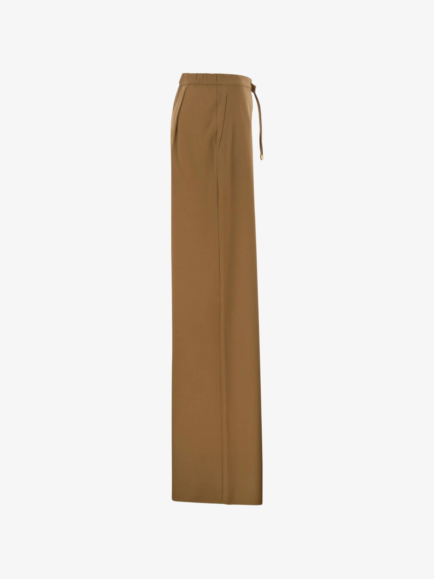 Брюки Max Mara Drawstring wide-leg trousers, размер 46 — фото 1