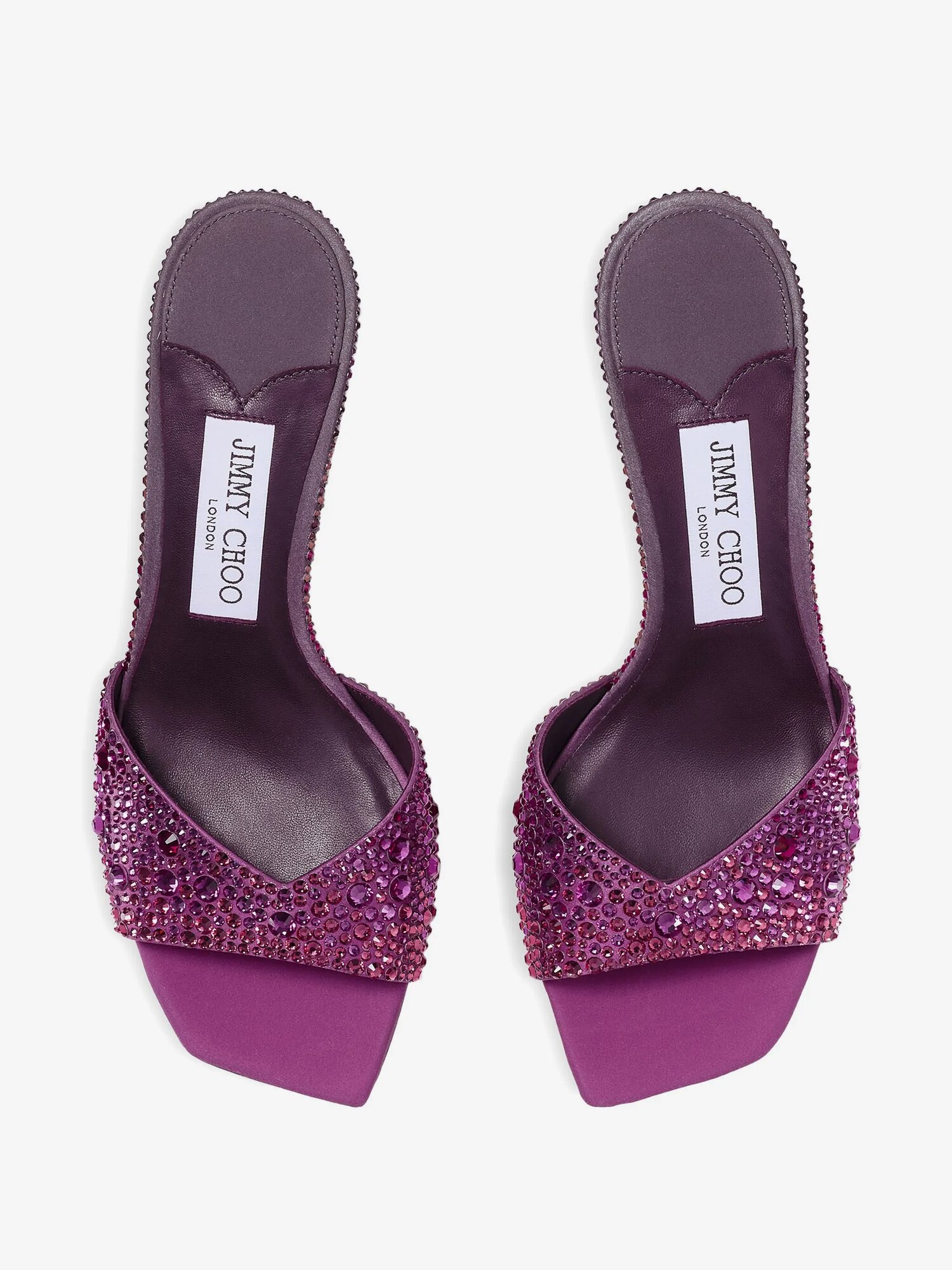 Мюли JIMMY CHOO Skye 70, размер 38,5, purple — фото 1