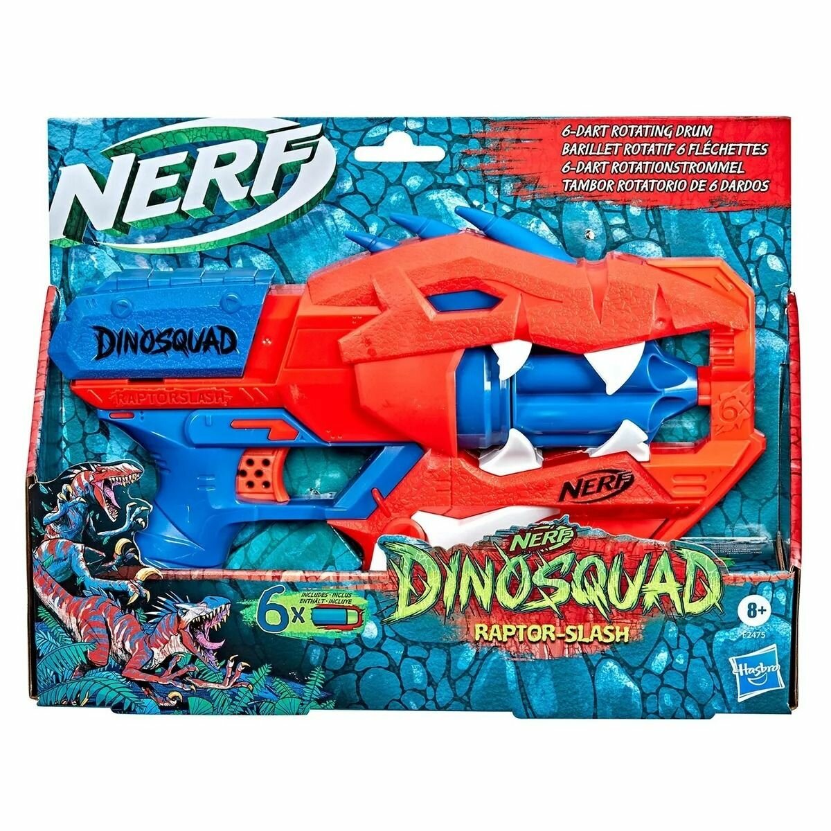 Бластер Нерф Nerf DinoSquad Raptor-Slash F2475