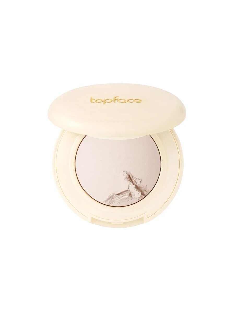 Пудра Topface ProHD Natural Glow Baked Powder, Запеченная пудра для лица, 001 Ivory