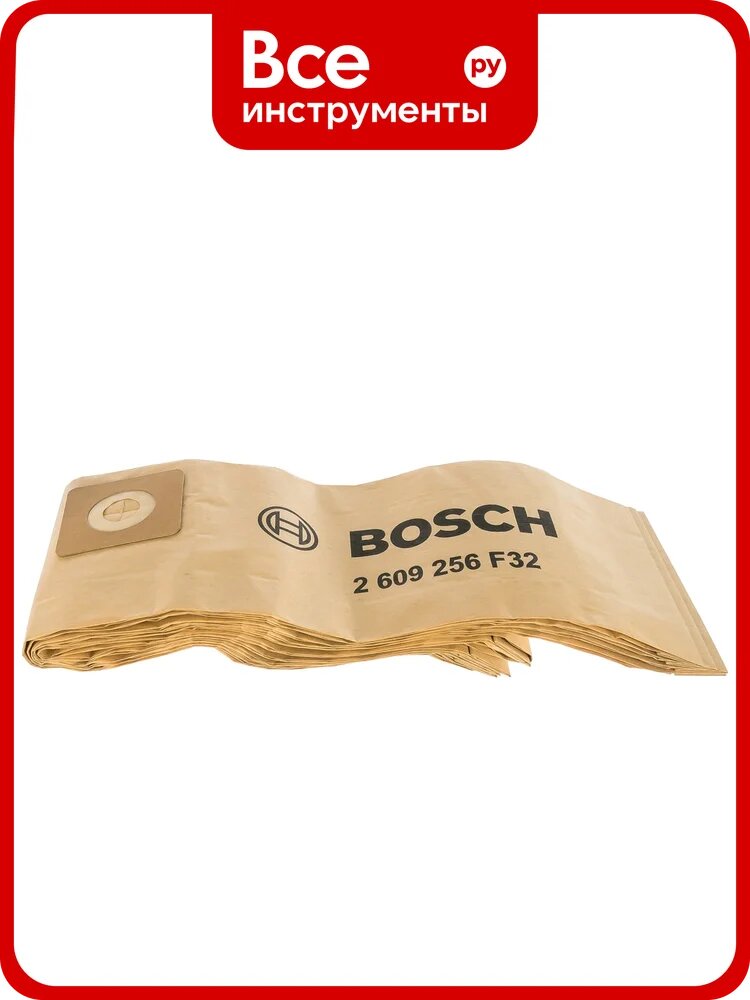 Мешки бумажные для VAC 15, 5 шт. Bosch 2609256F32