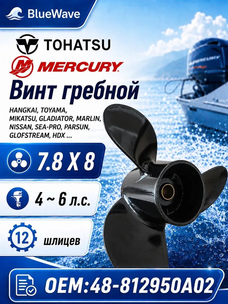 BLUEWAVE Propeller Лопасть весла