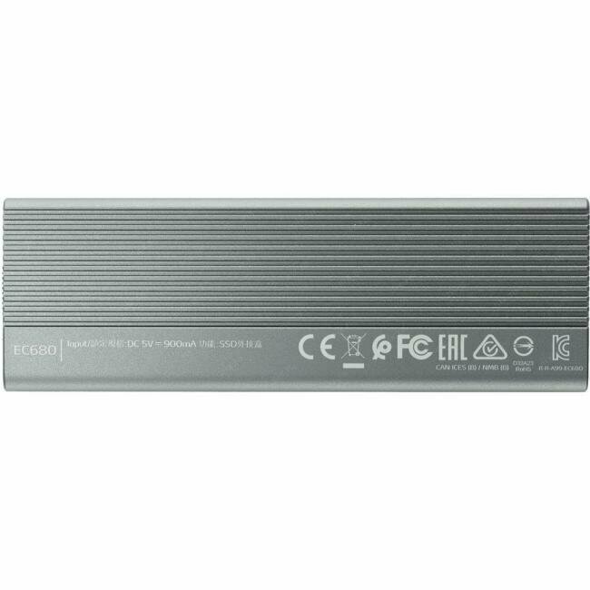 ADATA EC680-CCGY (Внешний бокс для M2 NVMe устройств, USB3.2) — фото 1