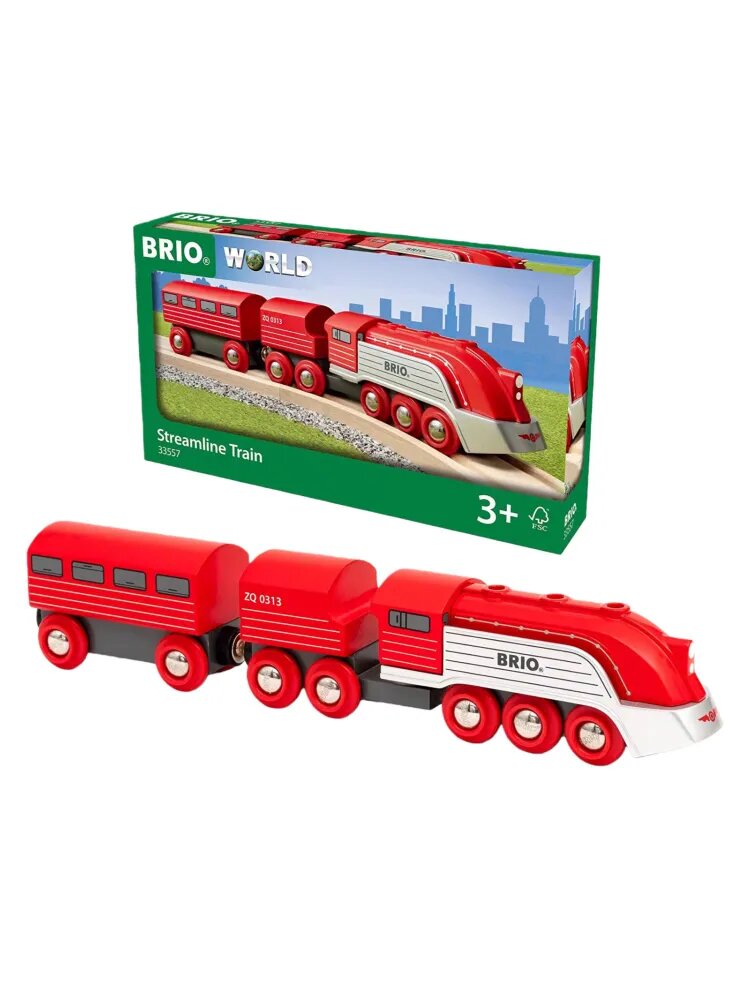BRIO Красный скоростной поезд-33557