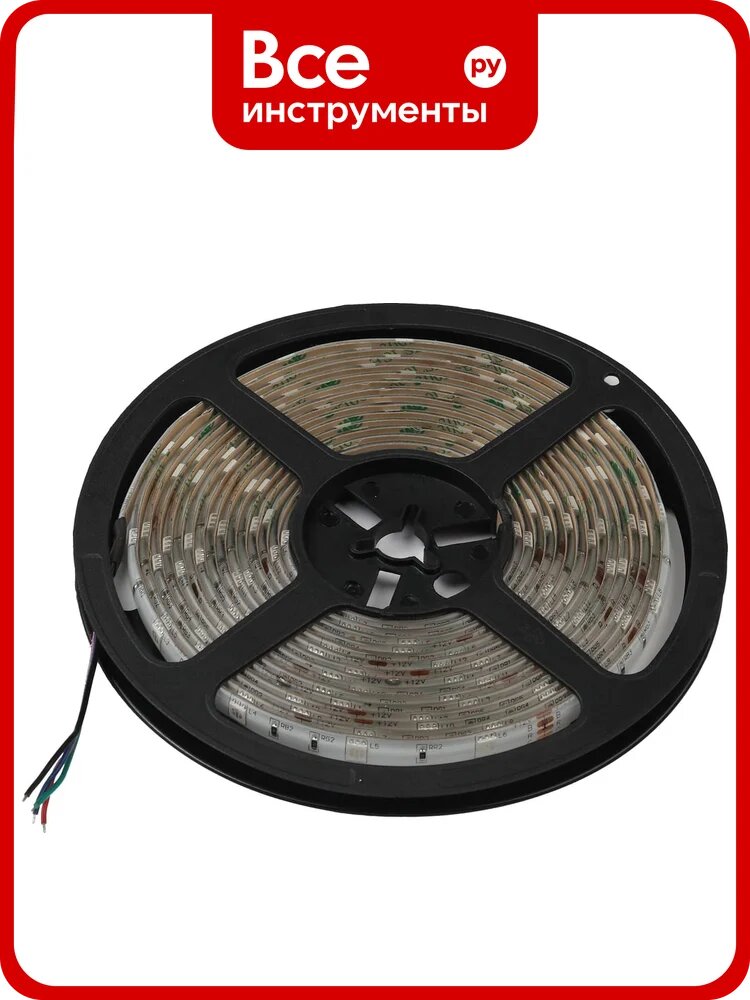 Светодиодная лента ЭРА LS5050-7,2-30-12-RGB-IP65-2year-5m Б0044121