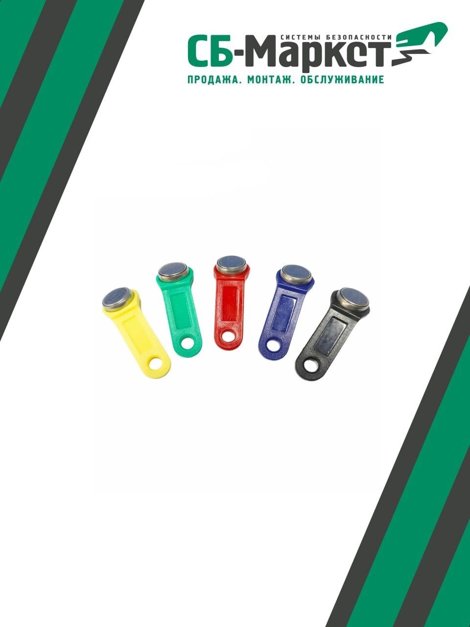 TM1990A-F5 Электронный ключ Touch Memory с кодом стандарта iButton (200 шт.)