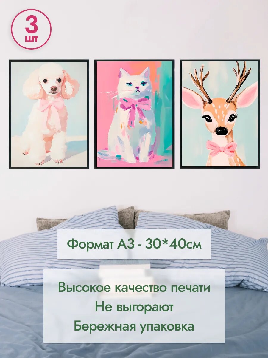 Постеры интерьерные А3 на стену — фото 1