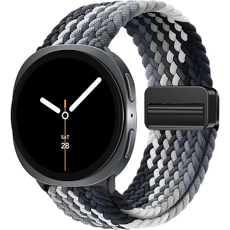 Ремешок для Samsung Galaxy Watch 8 40/44mm, черный, нейлоновый