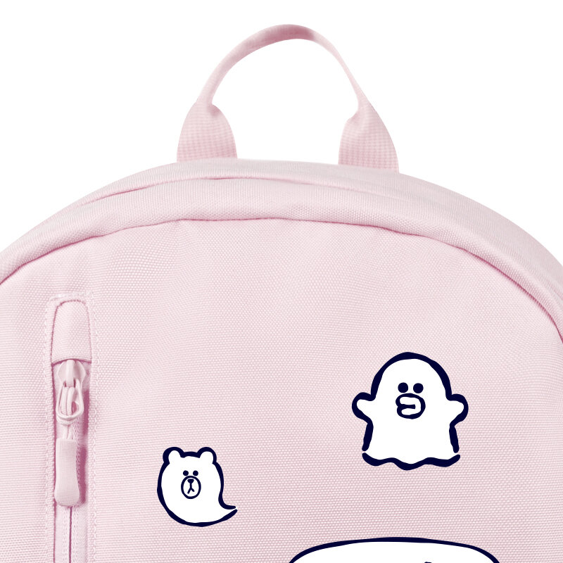 Сумка Line Friends, фактура тиснение, розовый, — фото 1