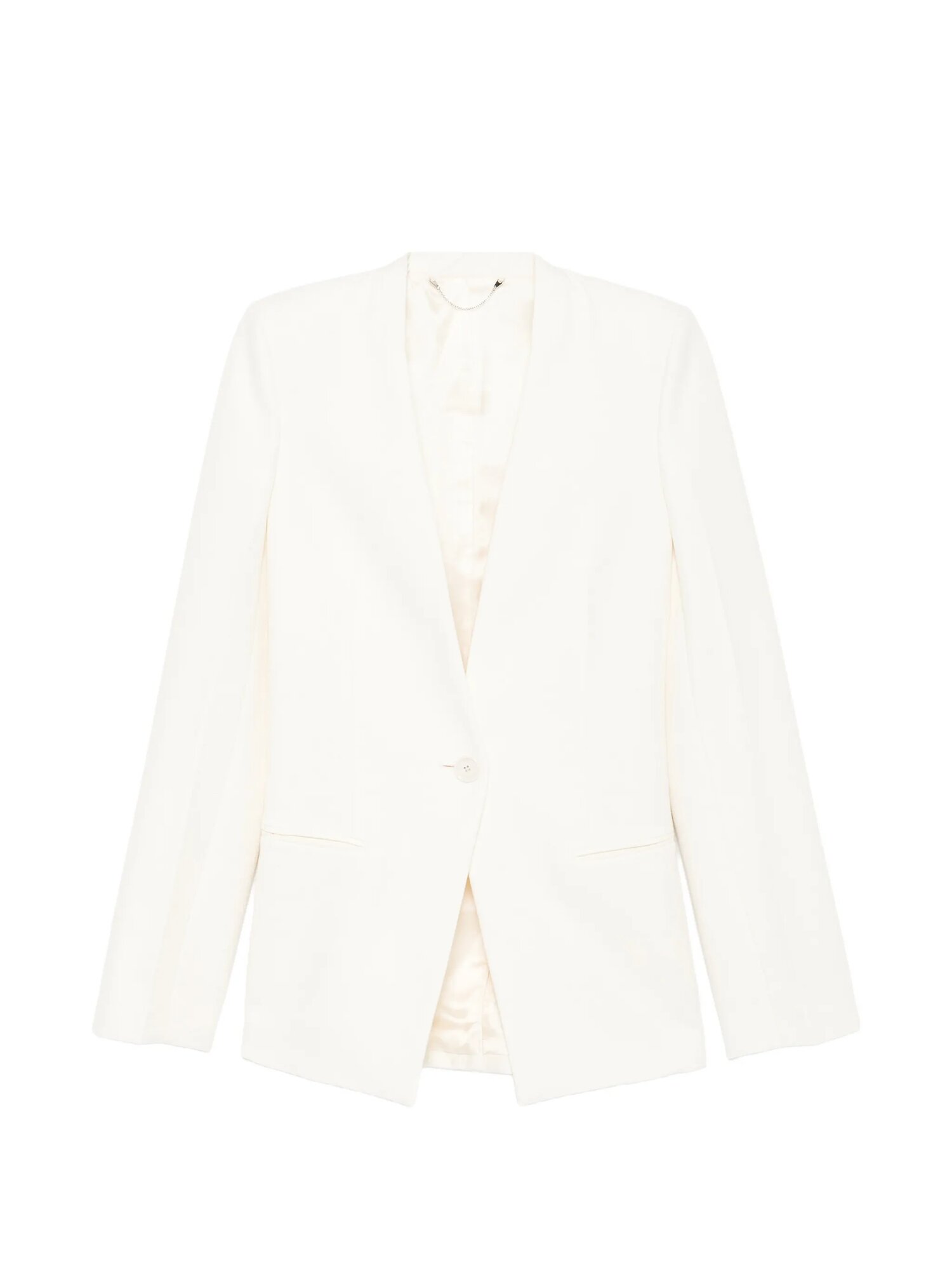 Пиджак Collarless blazer