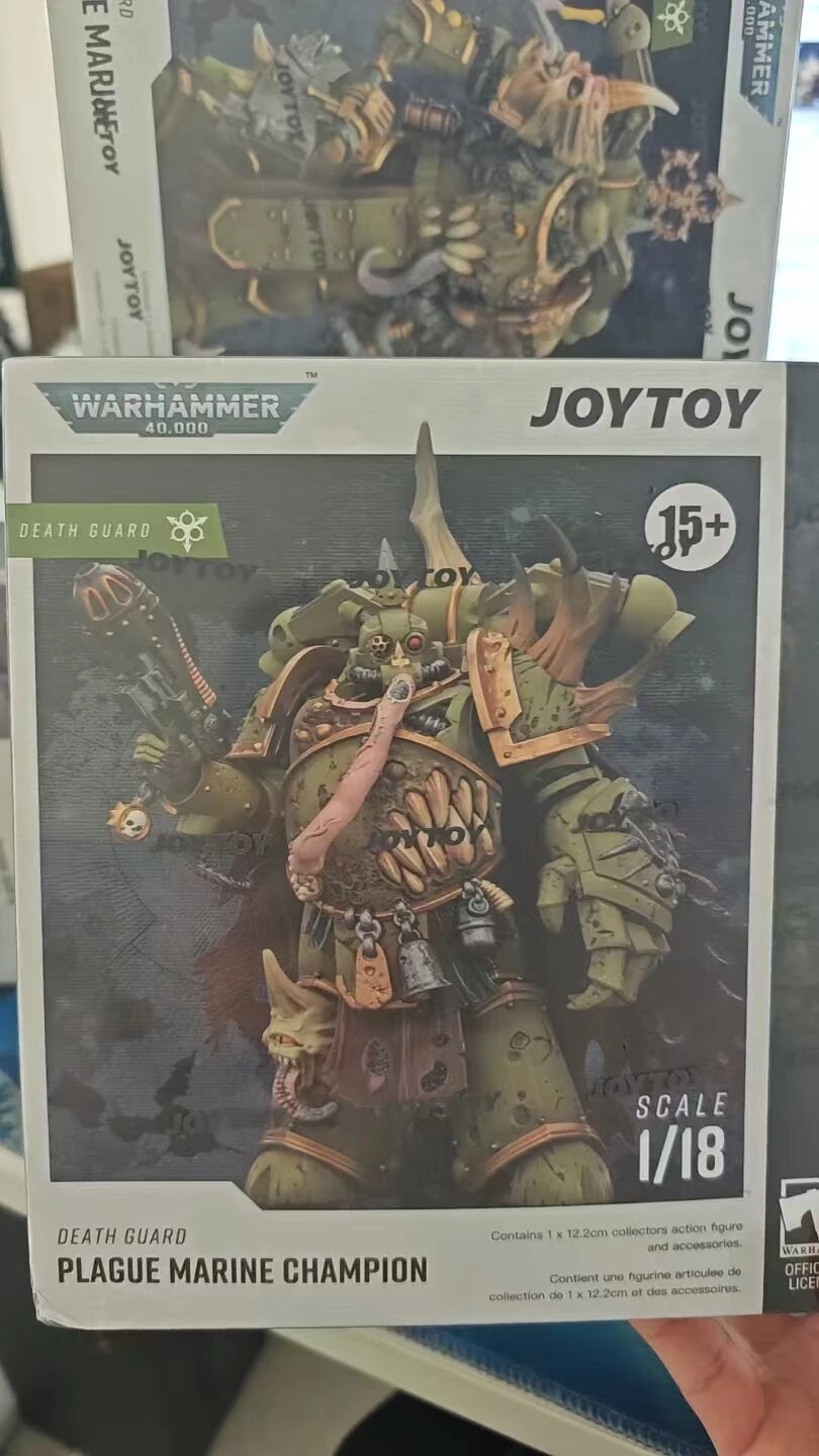 JOYTOY Warhammer 40K Death Guard Plague Marine Champion 1:18 JT03592