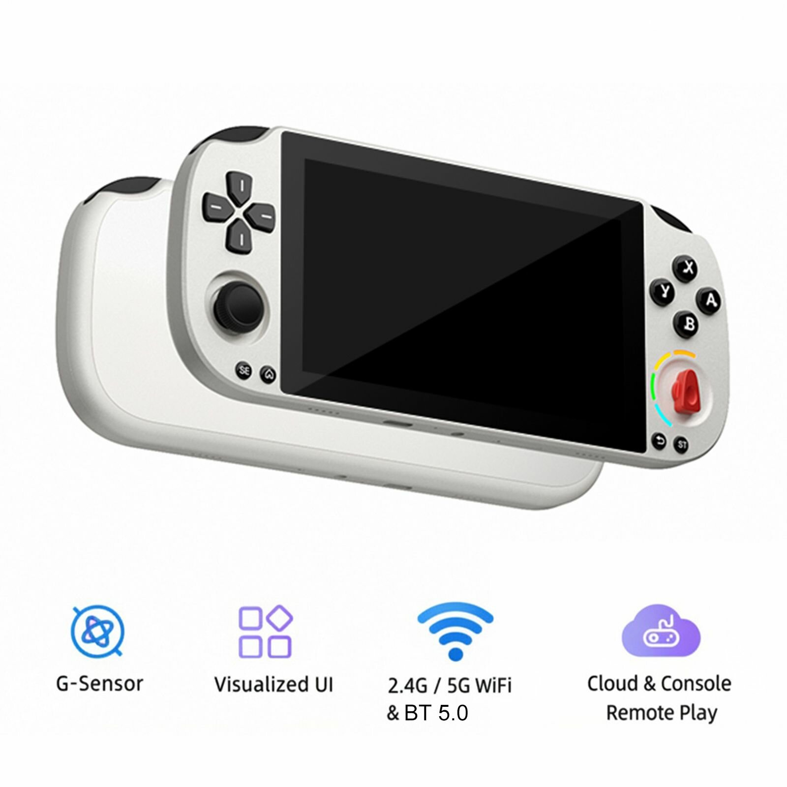 Портативная игровая консоль Android с 5-дюймовым FHD-экраном и процессором Helio G85