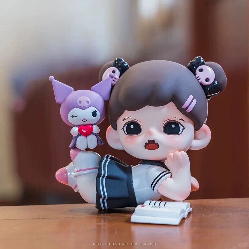 【TNTSPACE】Коллаборация Baby Zoraa с Sanrio: серия Roaming Good Times, коллекционная фигурка в слепой коробке, модная