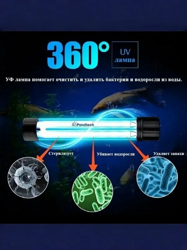 Ультрафиолетовый стерилизатор воды, UV DH 100 Вт