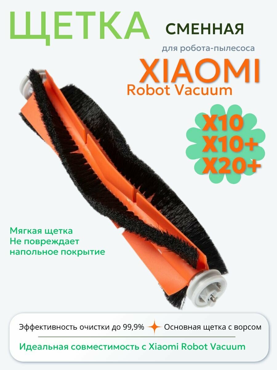 Щетка для робота пылесоса Xiaomi Robot Vacuum Х10, X10+, X20+