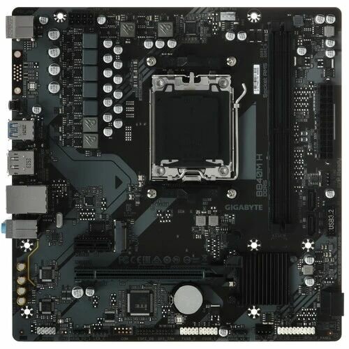 Материнская плата GIGABYTE B840M H - AM5, AMD B840, 2xDDR5-5200 МГц, 1xPCI-Ex16, 1xM.2, Micro-ATX