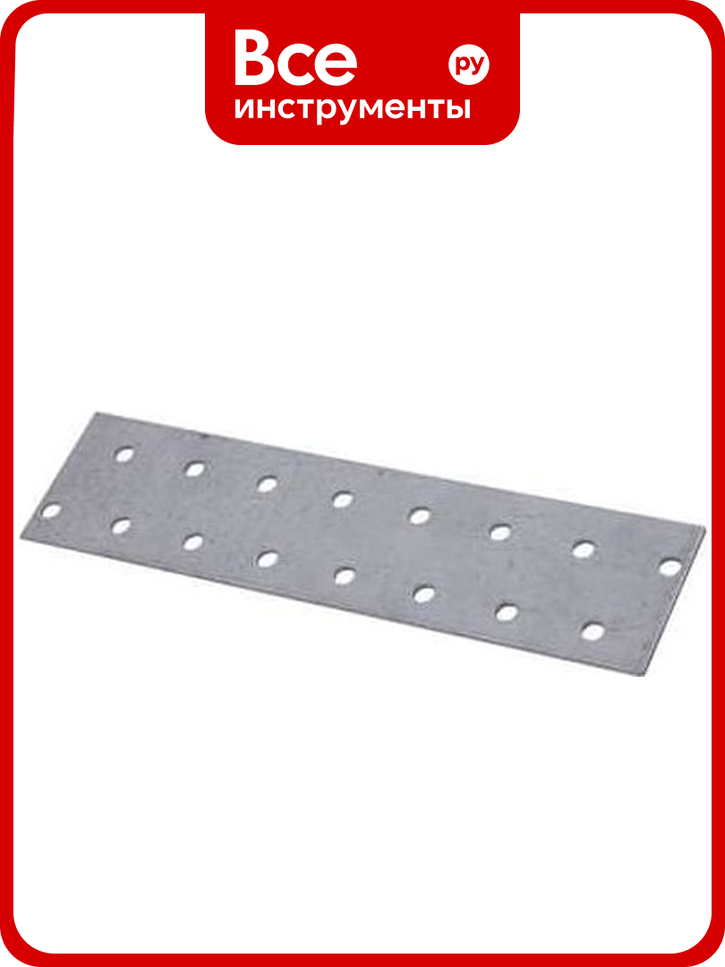 Пластина соединительная Доброга 200x100 цинк 25 шт. ЦБ-00031168