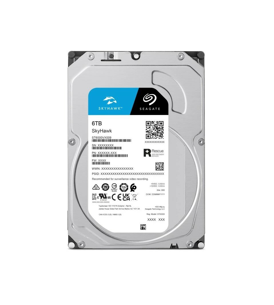 Жёсткий диск SATA-III Seagate SkyHawk 6TB (ST6000VX009)