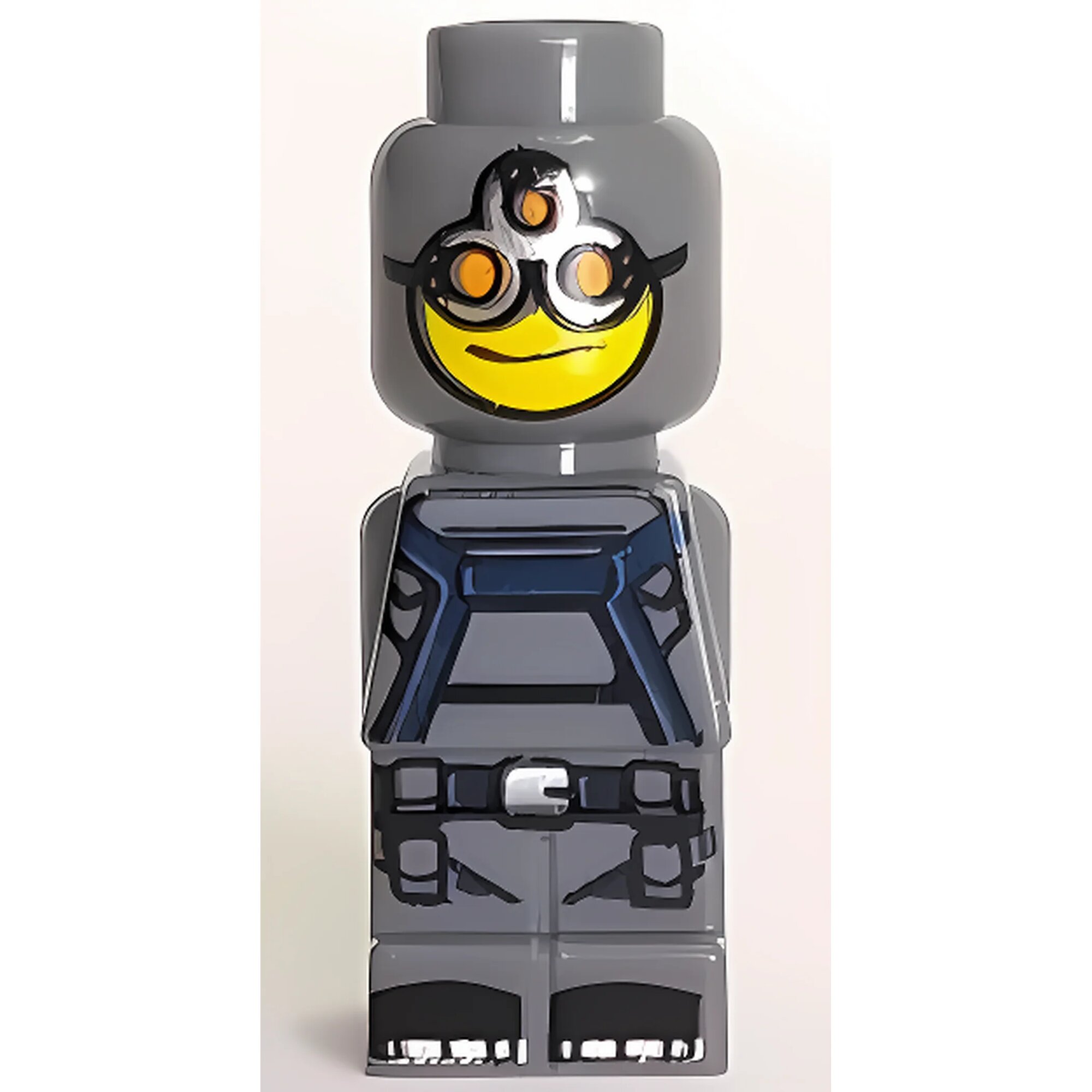 Минифигурка Lego Games Microfigure Magma Monster Dark Bluish Gray (4585364) 85863pb027 U