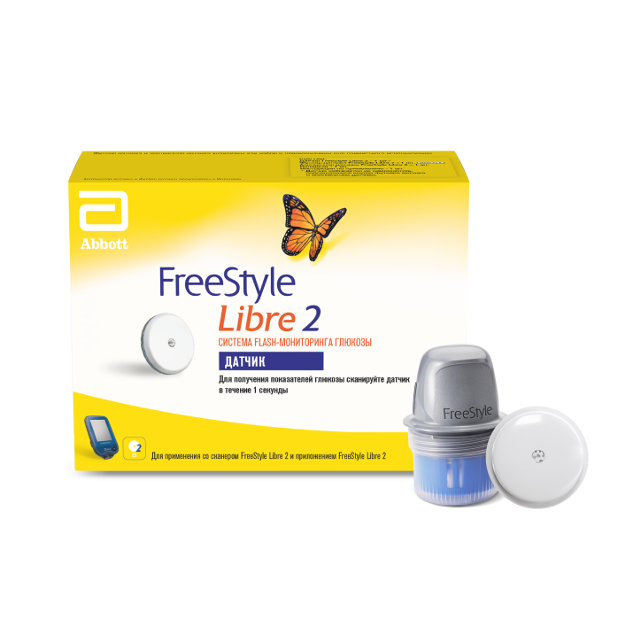 Датчик системы flash-мониторинга глюкозы FREESTYLE LIBRE 2