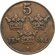 Швеция 5 эре (ore) 1928