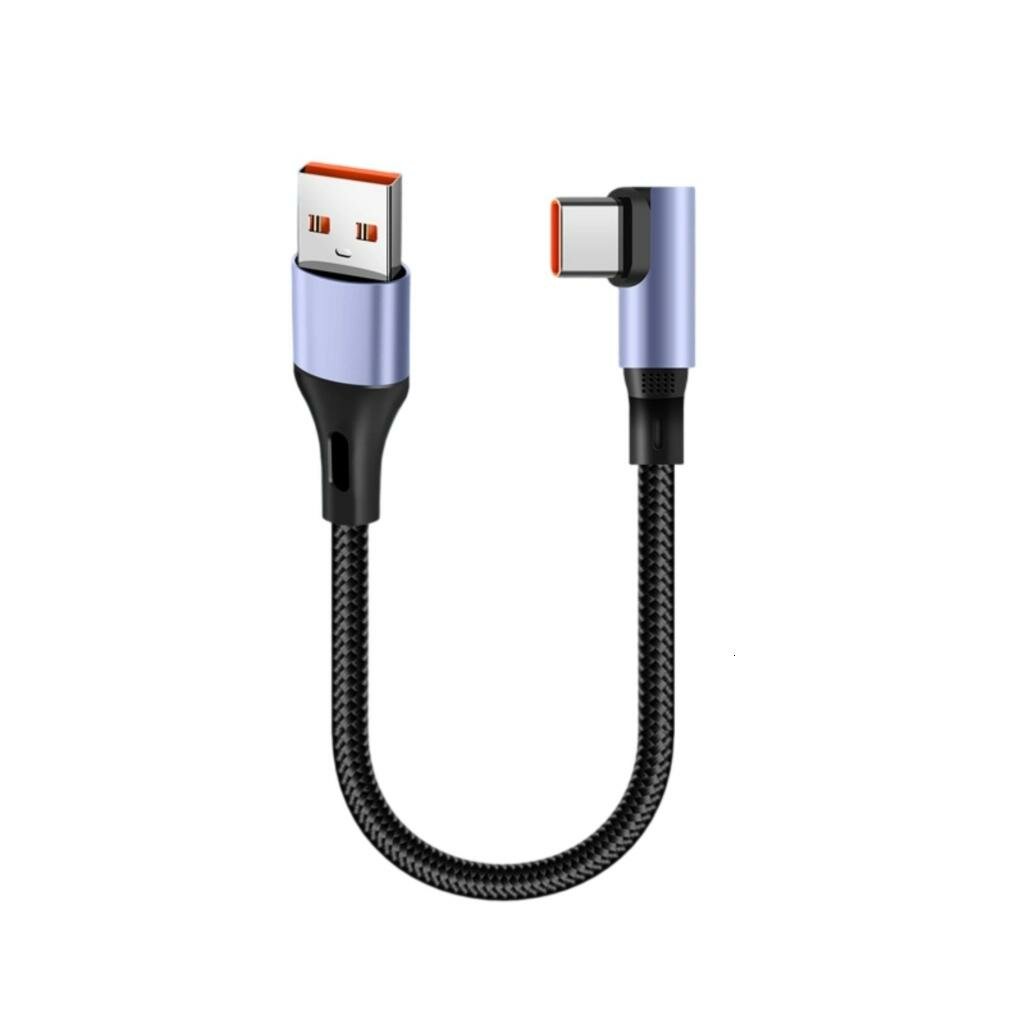 Кабель USB–Type-C, 0.3m - Прямой usb-изгиб Ty