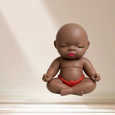 Черная кукла интернет-знаменитости Наташи с лицом размером с ладонь, игрушка телесного цвета для снятия стресса и ролевых игр [Распродано 18 мая]
