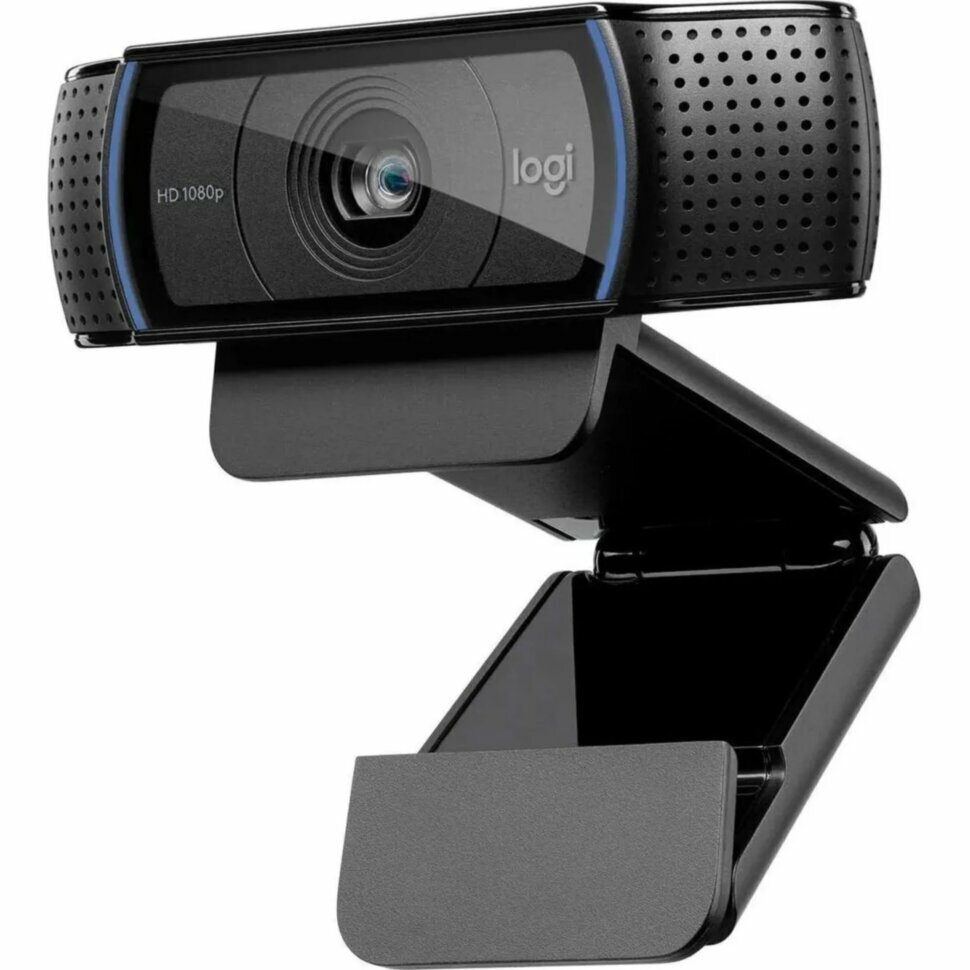 Веб-камера Logitech C920e 3Мп, FHD, микрофон, USB 2.0 (960-001086), 1972383