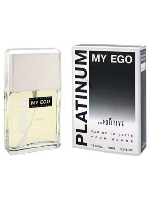 Туалетная вода Positive Platinum My Ego 95ml, мужская, спрей