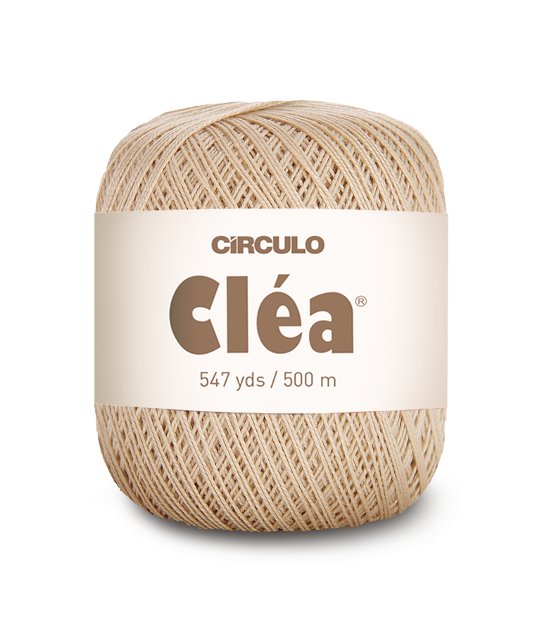 Пряжа CiRCULO CLEA 500, 100 % мерсеризованный бразильский хлопок, 76гр, 500 м, цвет 7684