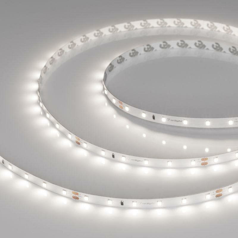 Лента светодиодная UL-A60-8mm 24V Day 5000К 7.2Вт/м IP20 (уп.5м) Arlight 044053