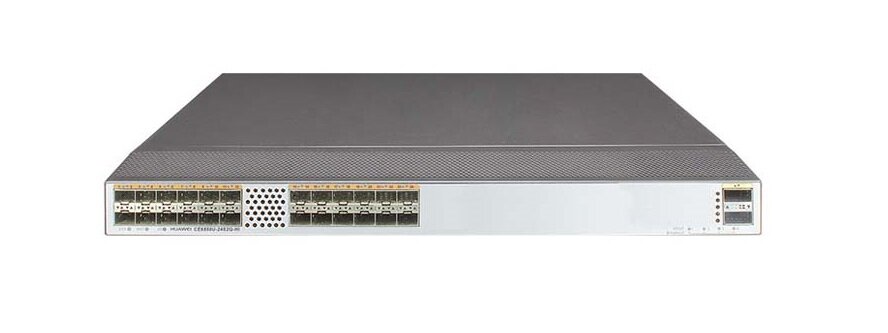 Коммутатор HUAWEI CE6850U-24S2Q-HI Switch 24-Port 10GE SFP+, support 2/4/8G FC, 2-Port 40GE QSFP+