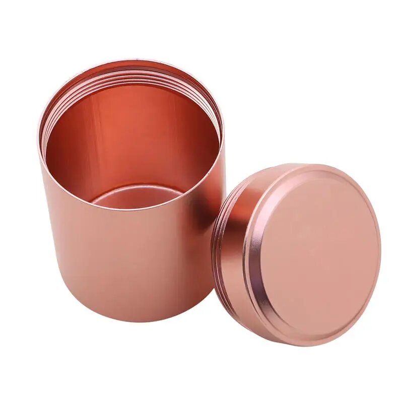 Металлическая банка Rose Gold для чая, 1 шт