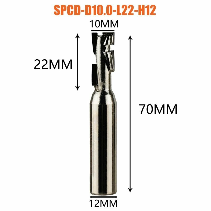 Фреза PCD SP2CD-D10.0-L22-H12 12 мм для ЧПУ