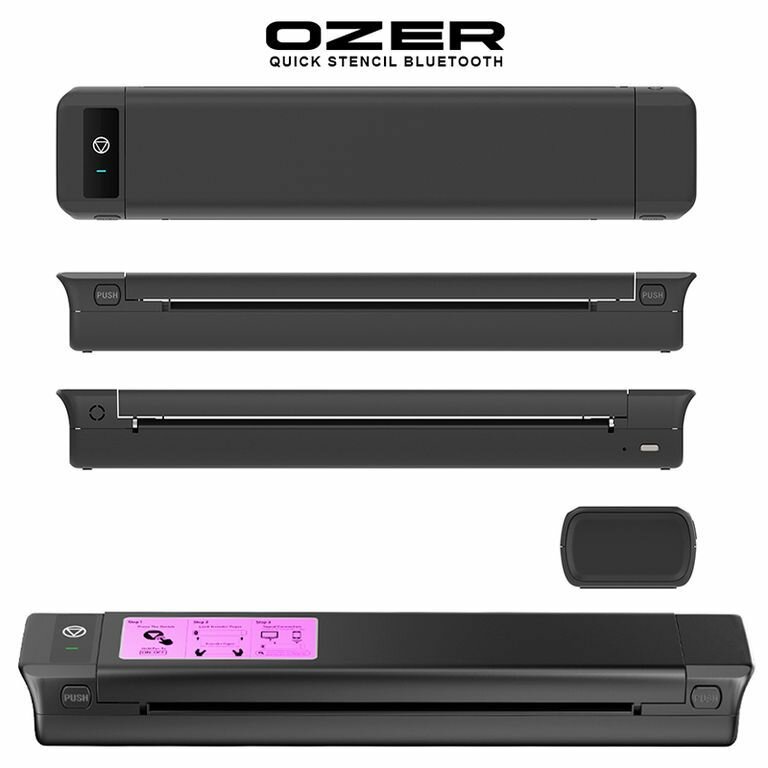 Беспроводной принтер для тату эскиза OZER Wireless Quick Stencil Bluetooth Printer (тату принтер)