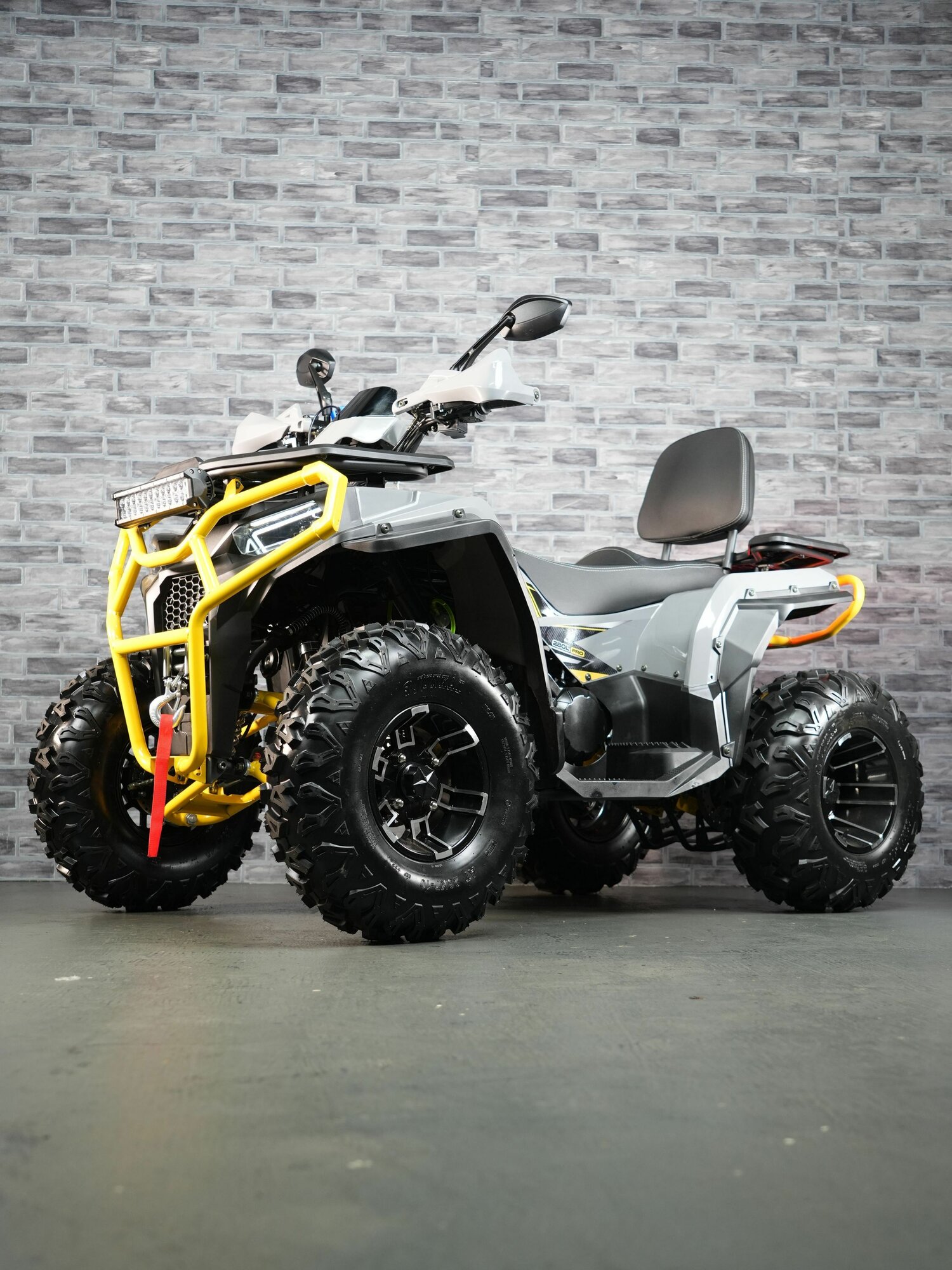 Квадроцикл Avantis Hammer 280L Pro ПТС, серый/жёлтый