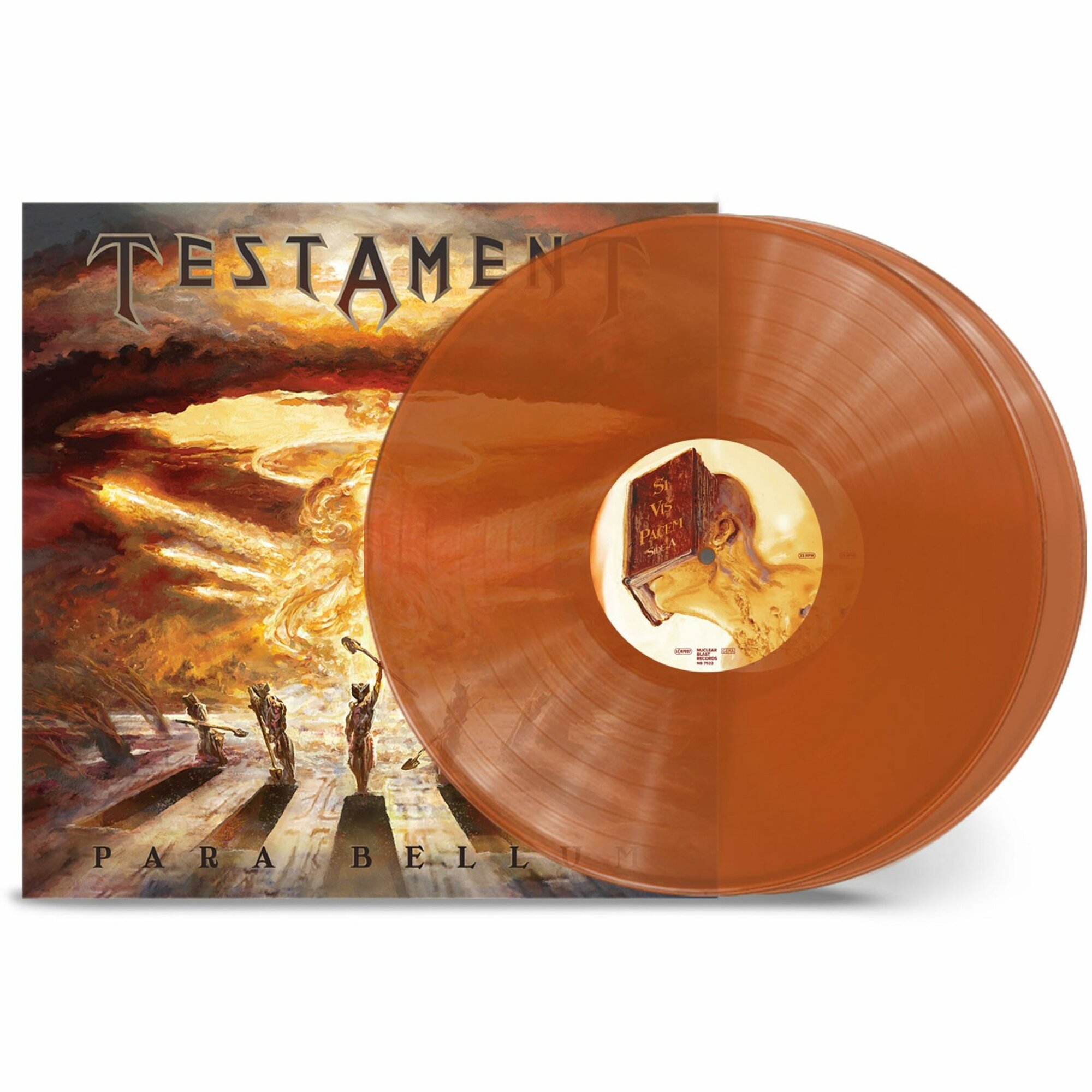 Виниловая пластинка Testament (Metal) - Para Bellum (Transparent Orange) (2 LP) (2 LP)