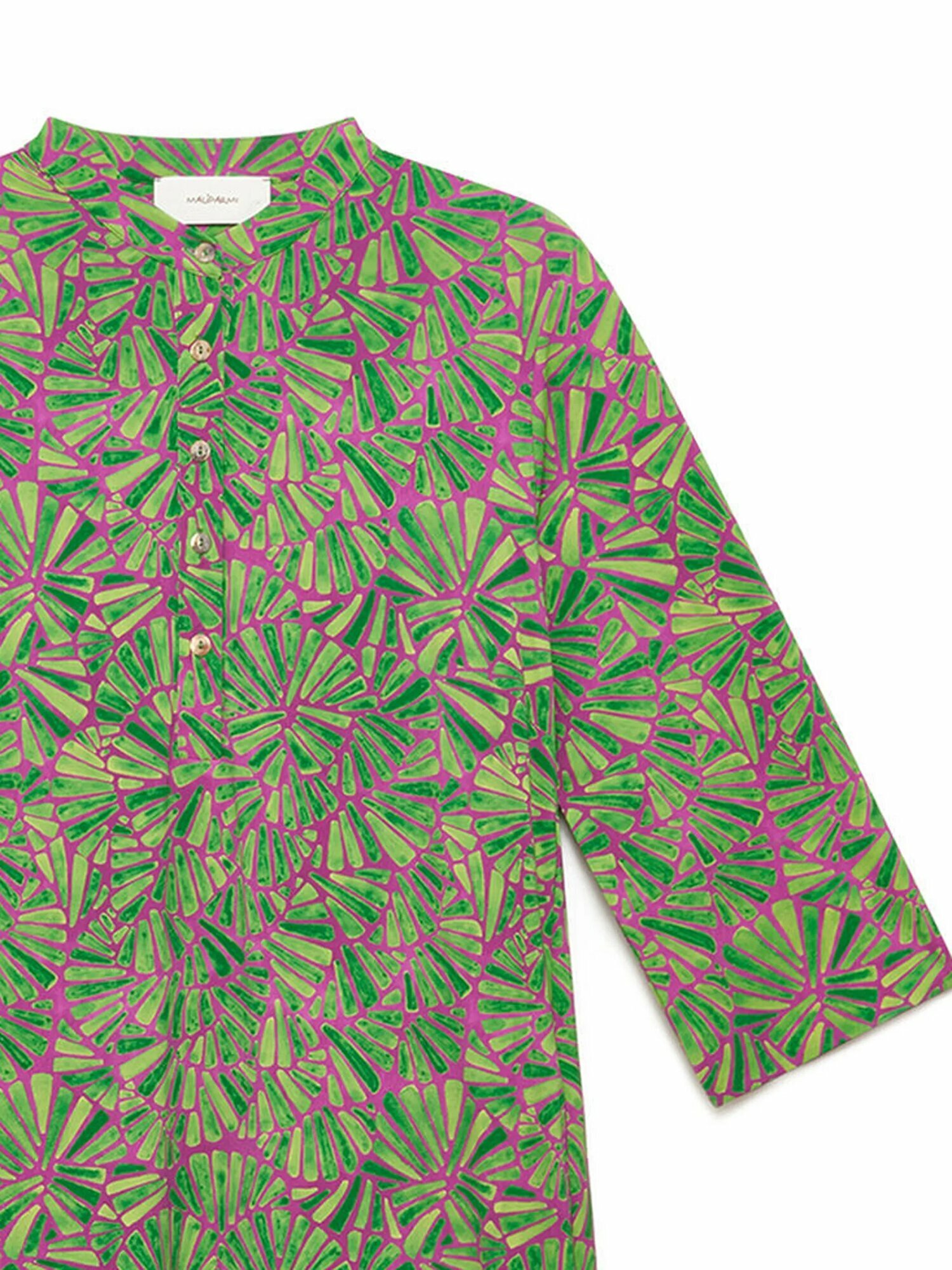 Платье Shell graphic-print midi dress