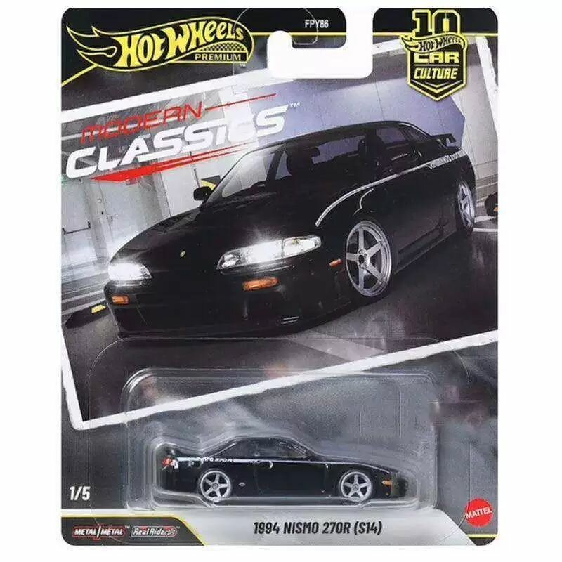 Машинка FPY86 MATTEL MODEL 1:64 1994 NISMO 270R (S14) Die-cast Alloy Model Collection Toy Children Gifts